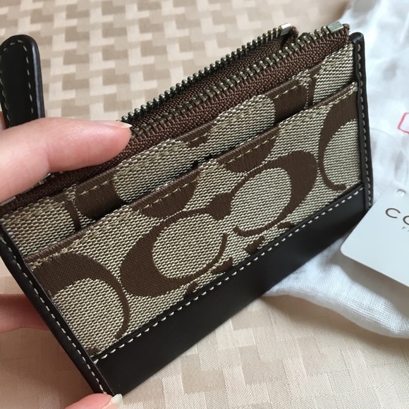 Coach | Accessories | Nwt Coach Zip Up Card Holder | Poshmark